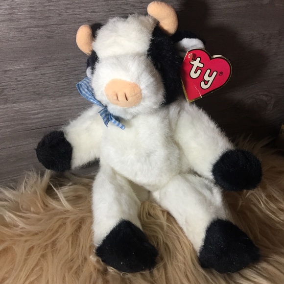 Ty | Toys | Ty Classic 2 Baby Clover Plush Stuffed Animal Cow Vintage ...